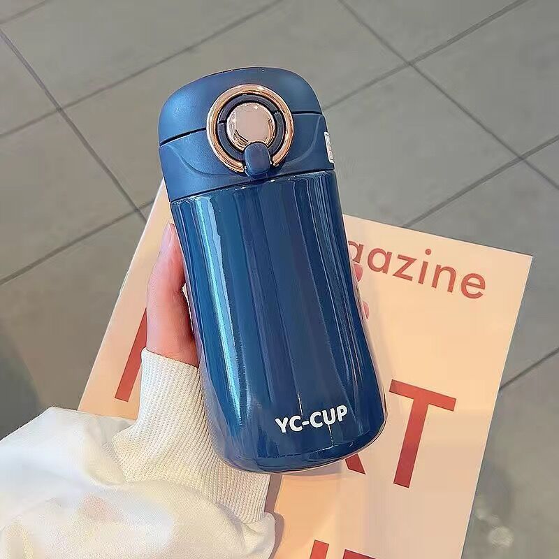 380ml 316保溫杯 迷你 不鏽鋼 水壺吸管 便攜式保溫瓶 彈蓋防漏 小巧輕便 吸管保溫杯 | 蝦皮購物