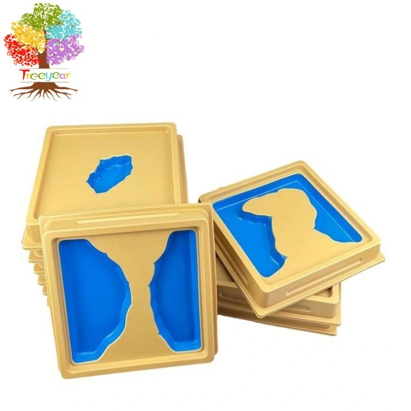 Treeyear Montessori Geography Landform Models Set for Kids - | 蝦皮購物