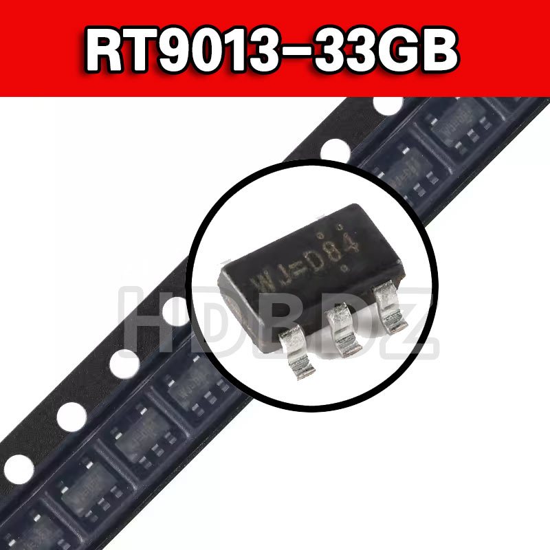 5-10pcs RT9013-33GB SOT23-5 WJ=D84 穩壓器LDO芯片 3.3V/500mA IC SM | 蝦皮購物