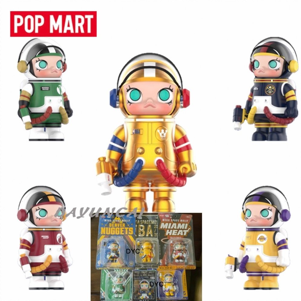正品 POPMART MEGA SPACE MOLLY 100% 2022-2023 NBA 泡泡瑪特禮物玩具 隱藏款 | 蝦皮購物