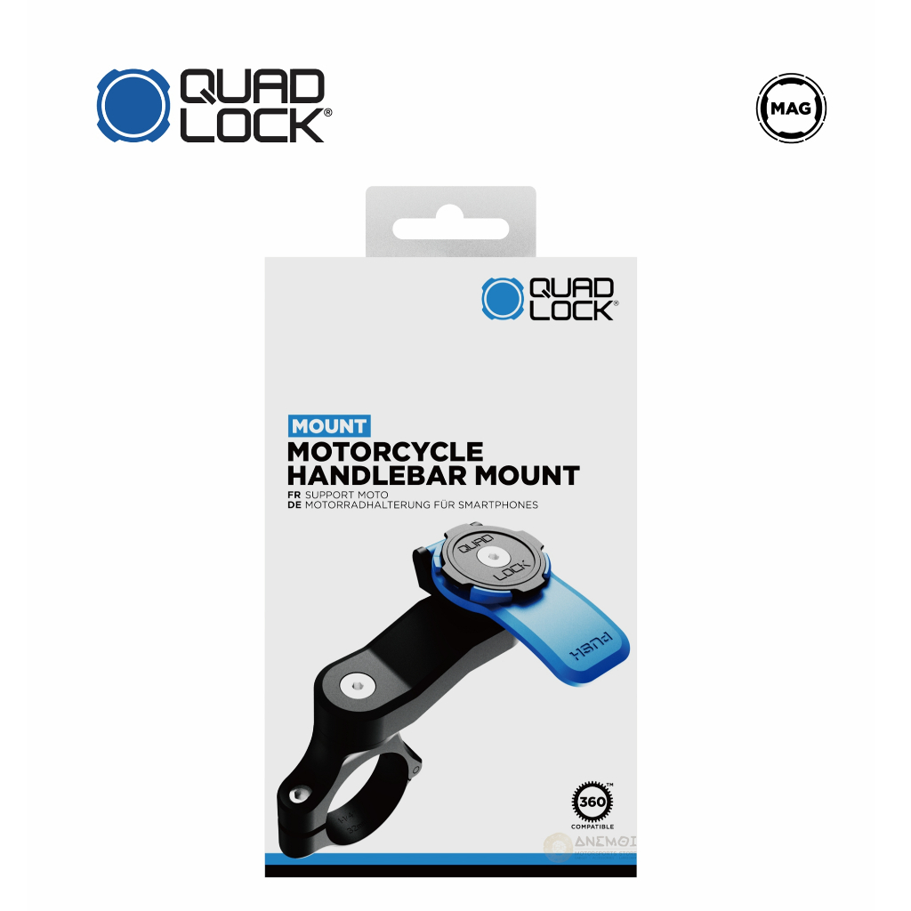 Quad Lock 機車把手連結座 MOTOCYCLE MOUNT 機車手機架 導航架 機車支架 重機手機架 手機支架 | 蝦皮購物