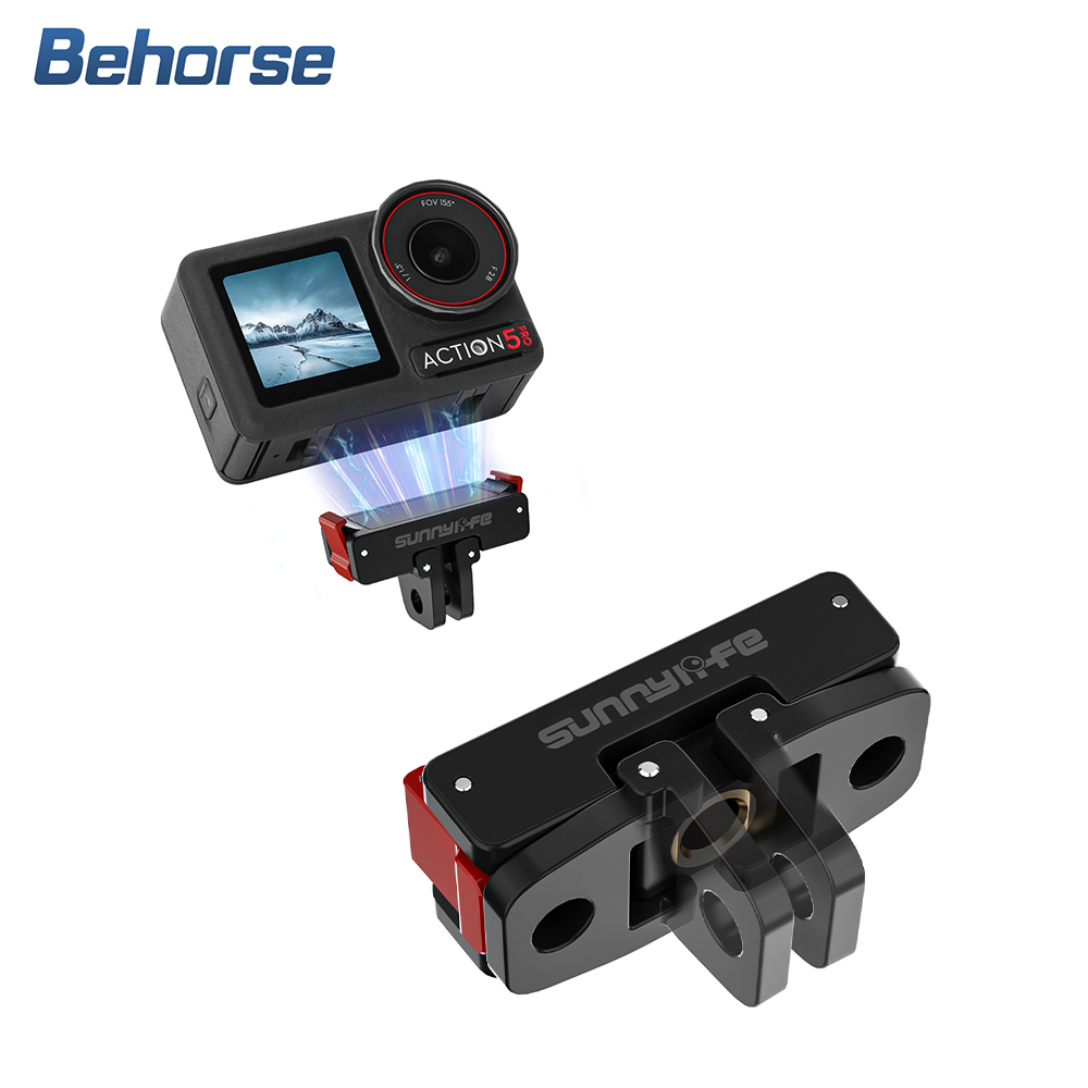 適用DJI OMSO 360/NANO Action 5 Pro/Action 4 3 磁性可切換適配器多功能快拆適配器 | 蝦皮購物