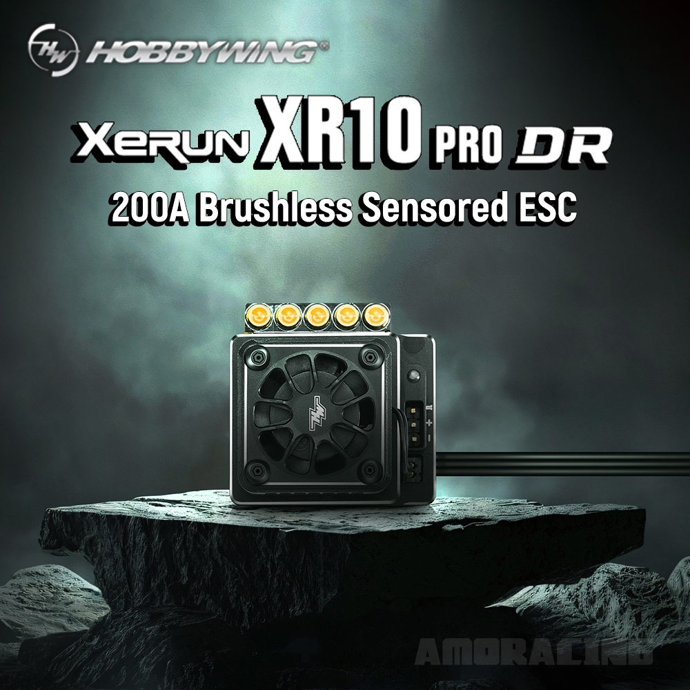 Hobbywing XERUN XR10 PRO DR 200A 無刷感應 ESC 適用於 1/10 RC 模型車拖曳賽 | 蝦皮購物