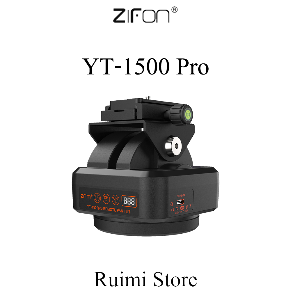 致峰ZIFON YT-1500 Pro全景電動雲台 360°旋轉 承重2.2Kg | 蝦皮購物
