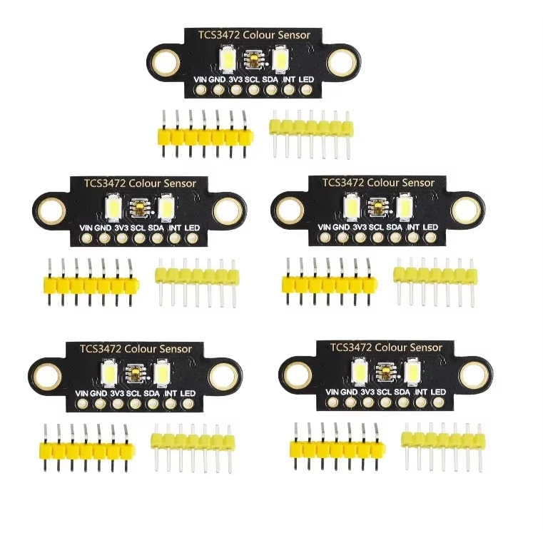 Tcs3472 顏色傳感器識別模塊 RGB IIC 彩色光傳感器開發板,帶紅外濾光片,適用於 Arduino STM32 | 蝦皮購物