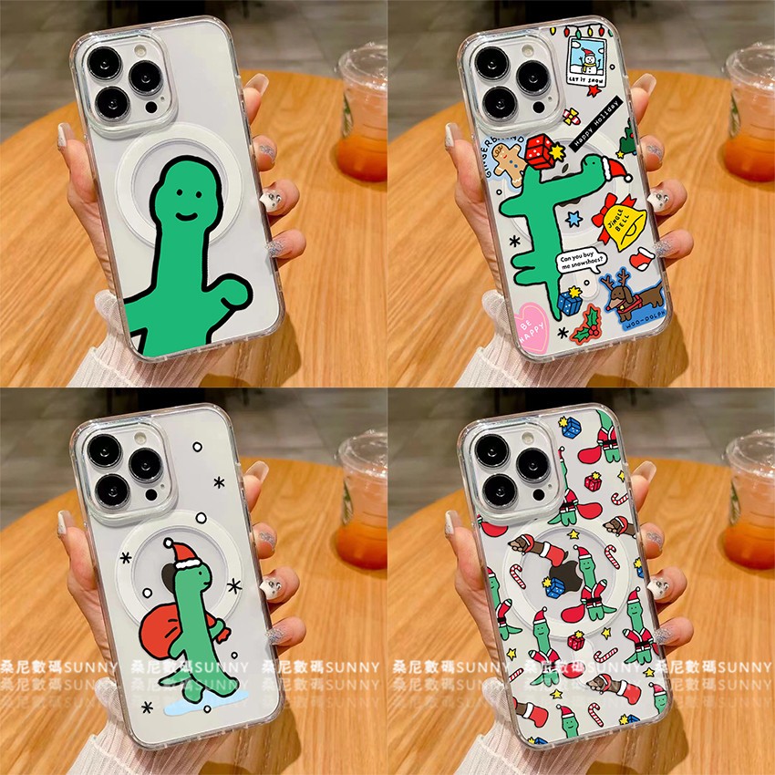 joguman 磁吸手機殼 聖誕 臘腸狗 韓國手機殼 適用 iphone 16 15 14 13 12 pro max | 蝦皮購物
