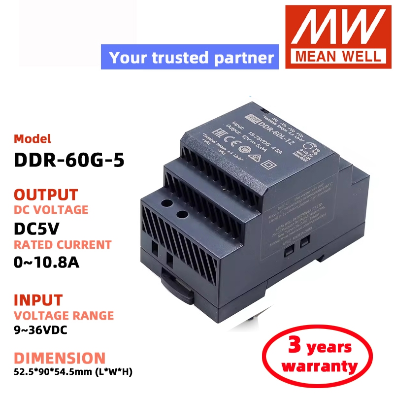 Mean WELL DDR-60G-5 DDR-60G-12 DDR-60G-24 DDR-60L-5 DDR-60L- | 蝦皮購物