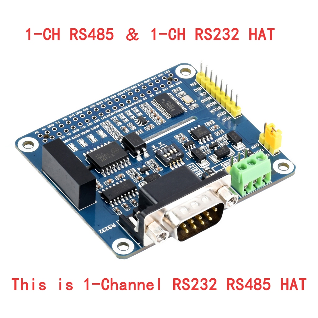 Rs232 RS485 擴展板 HAT 適用於 PI5 RPI Raspberry Pi Zero 2 W 3B 3 M | 蝦皮購物