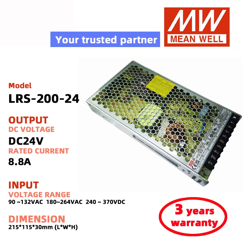 Mean WELL LRS-200-24 LRS-200-12 LRS-200-15 LRS-200-5 LRS-200 | 蝦皮購物