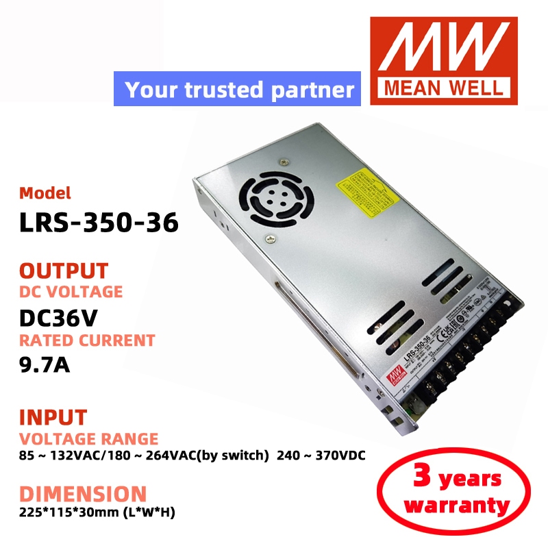 Mean WELL LRS-350-36 DC36V 9.7A 開關電源明緯直流電源 | 蝦皮購物