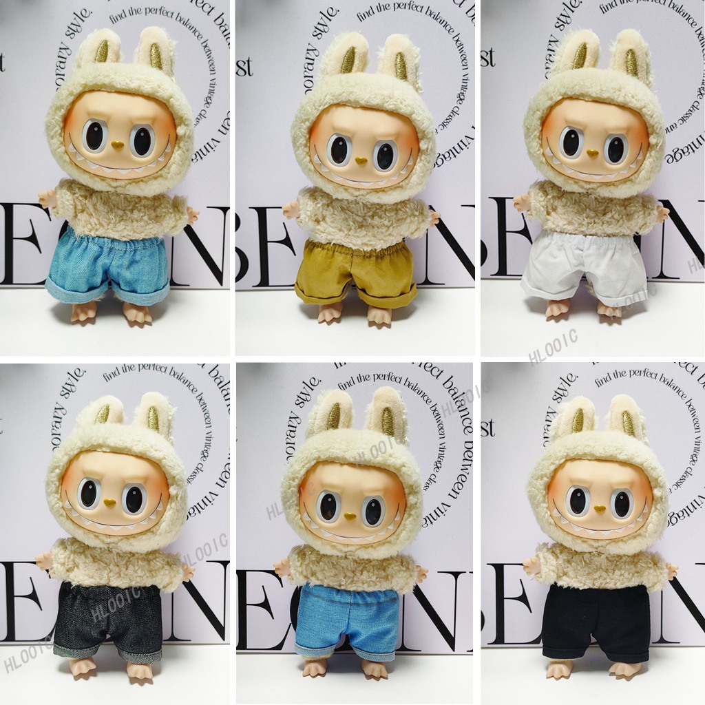 15cm 17cm Labubu 衣服褲子短褲 Labubu V1 V2 lulu pig liila bao-ao 娃 | 蝦皮購物