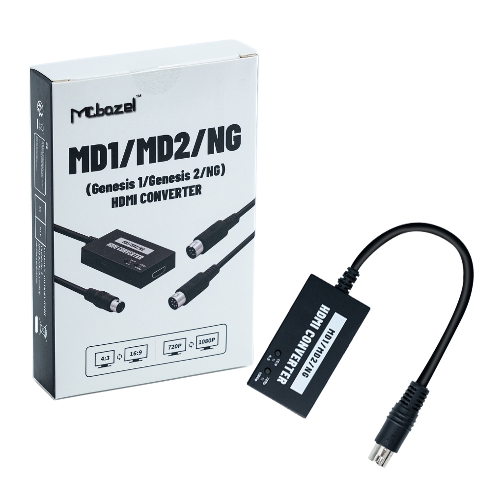 Mcbazel 多功能高清電視 HDMI 適配器,適用於 Mega Drive 1/Mega Drive 2/NEOGE | 蝦皮購物