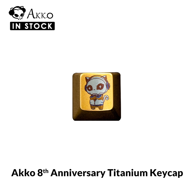 Akko 8 週年鈦鍵帽 | 蝦皮購物