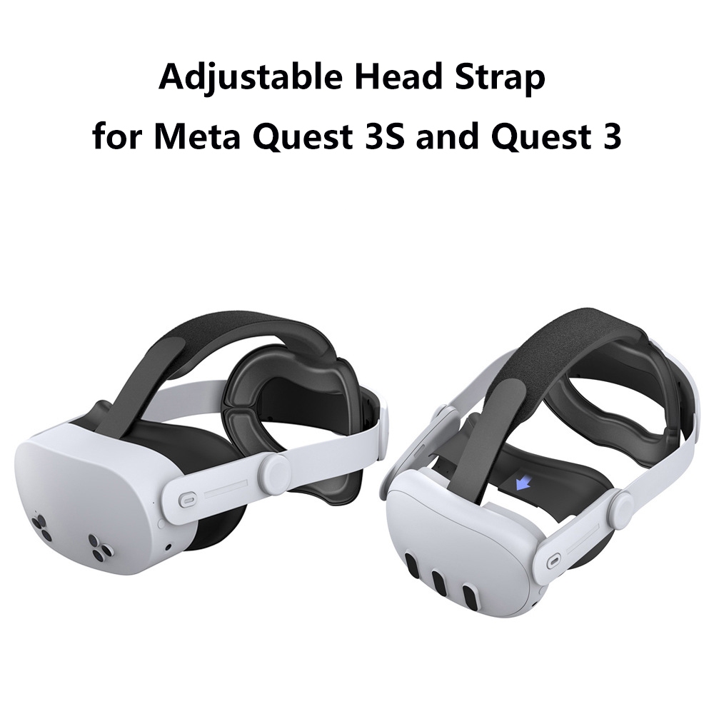 Meta quest 3S VR替換頭帶 Quest 3VR眼鏡可多角度調整頭戴 | 蝦皮購物