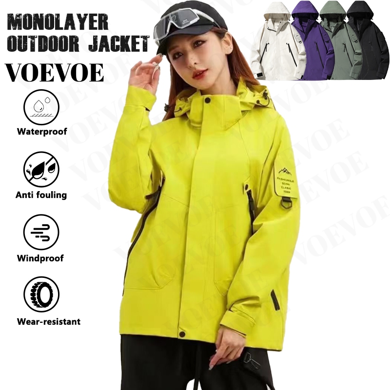 VOEVOE潮牌外套 情侶衝鋒外套 防風防潑水外套 春秋季外套 機能衝鋒衣 旅遊登山外套 戶外露營外套 連帽衝鋒外衣 | 蝦皮購物