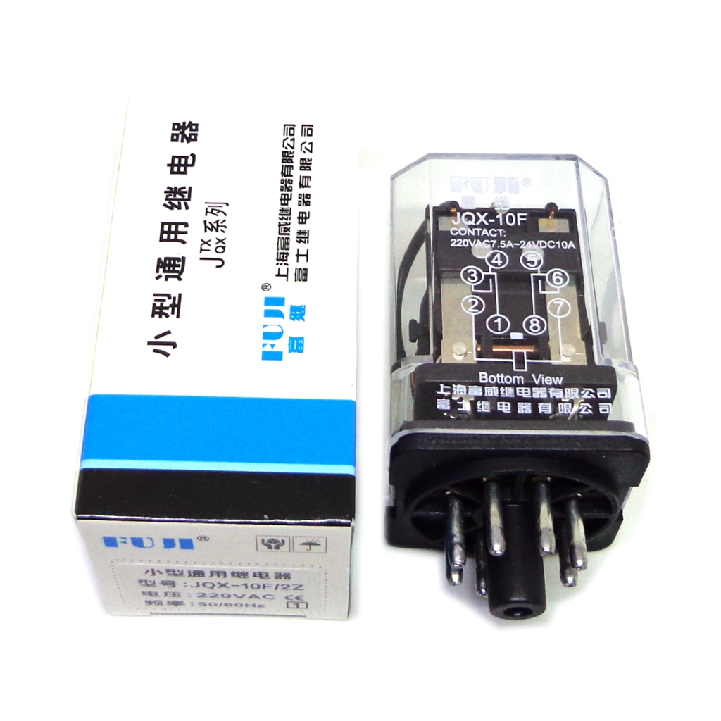 FUJI JQX-10F 2Z 3Z JTX-3C 2C 220VAC 24VDC繼電器 | 蝦皮購物