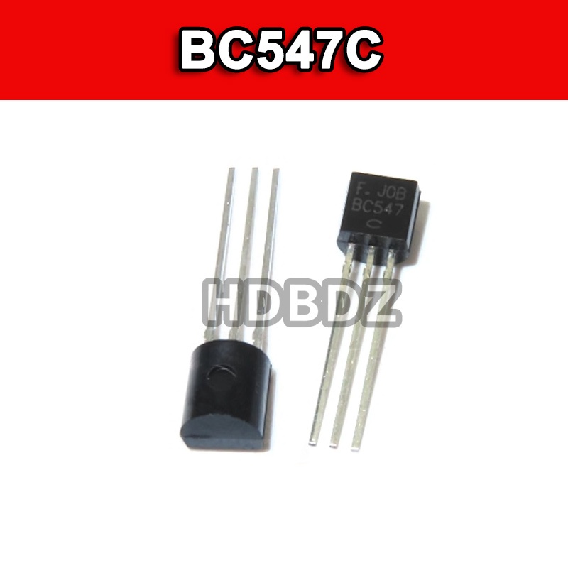 50~100PCS BC547C TO-92 BC547 小功率三極管 晶體管 0.1A 45V IC | 蝦皮購物