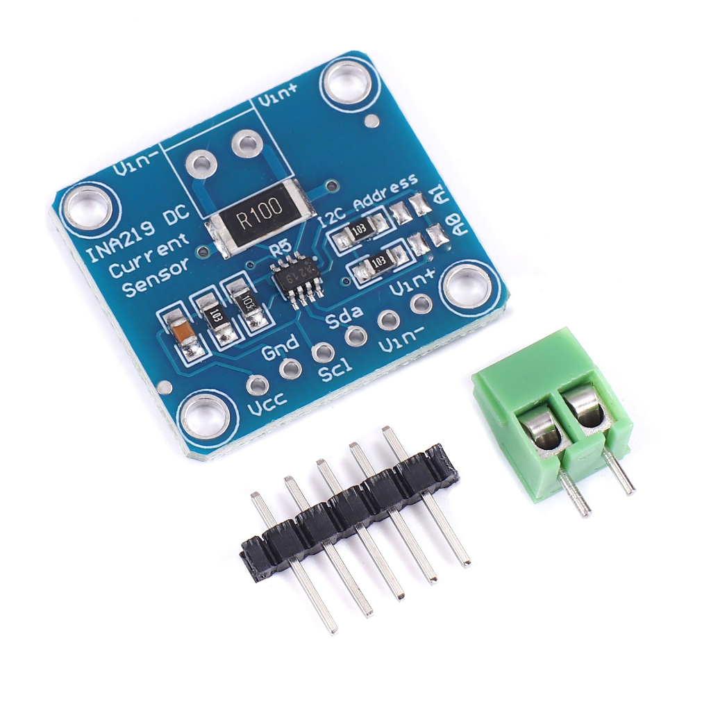 MCU-219 INA219 I2C 接口零漂移 雙向電流／電源監控傳感器模塊 | 蝦皮購物