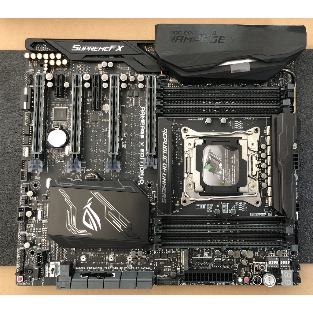 英特爾 華碩 ROG RAMPAGE V EDITION 10 主板 Intel X99 LGA2011-v3 DDR4 | 蝦皮購物
