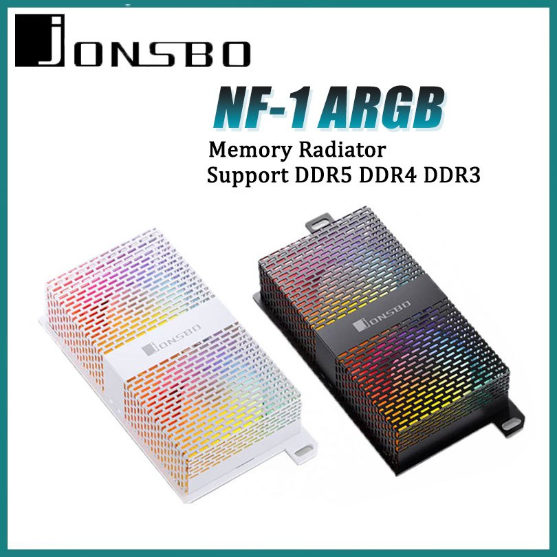 Jonsbo NF-1內存條散熱器DDR4散熱背心內存風扇DDR5超頻ARGB | 蝦皮購物
