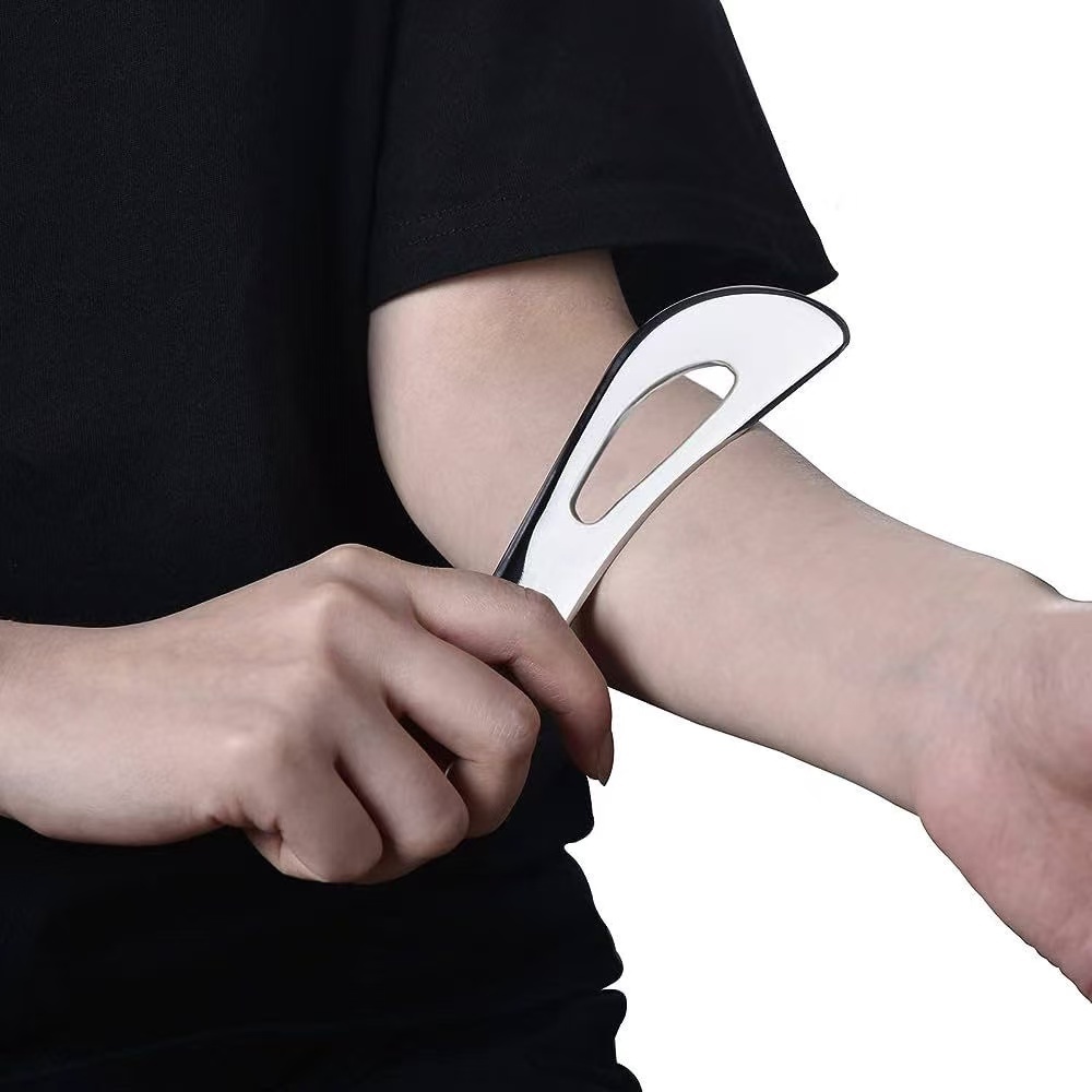 肌肉筋膜刀 多功能iastm按摩 帶孔S刀 經絡刮痧刀子 健身不鏽鋼 筋膜鬆懈刀 | 蝦皮購物