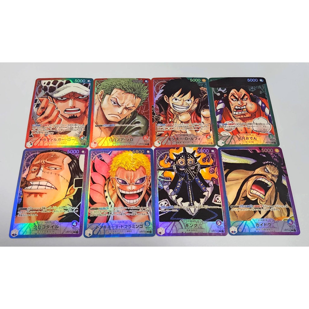 OPCG CARD OP01 LEADER 海賊王 Zoro Luffy Kouzuki Oden King 異畫 娜美 | 蝦皮購物