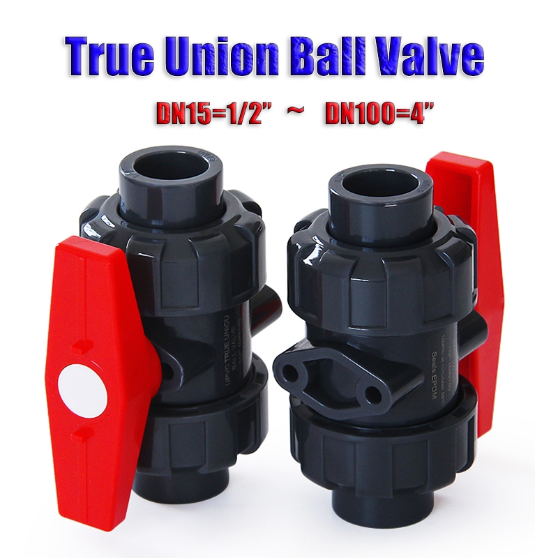 Dn15=1/2"~dn100=4"pvc雙球閥upvc管雙活接開關油螺閥閘閥 | 蝦皮購物