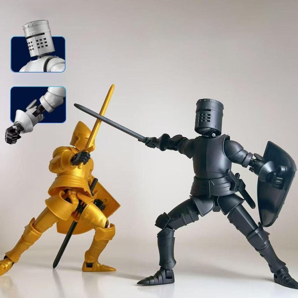 DUMMY 13 Medieval Knight 騎士 靈活關節可動 DIY拼裝模型 | 蝦皮購物