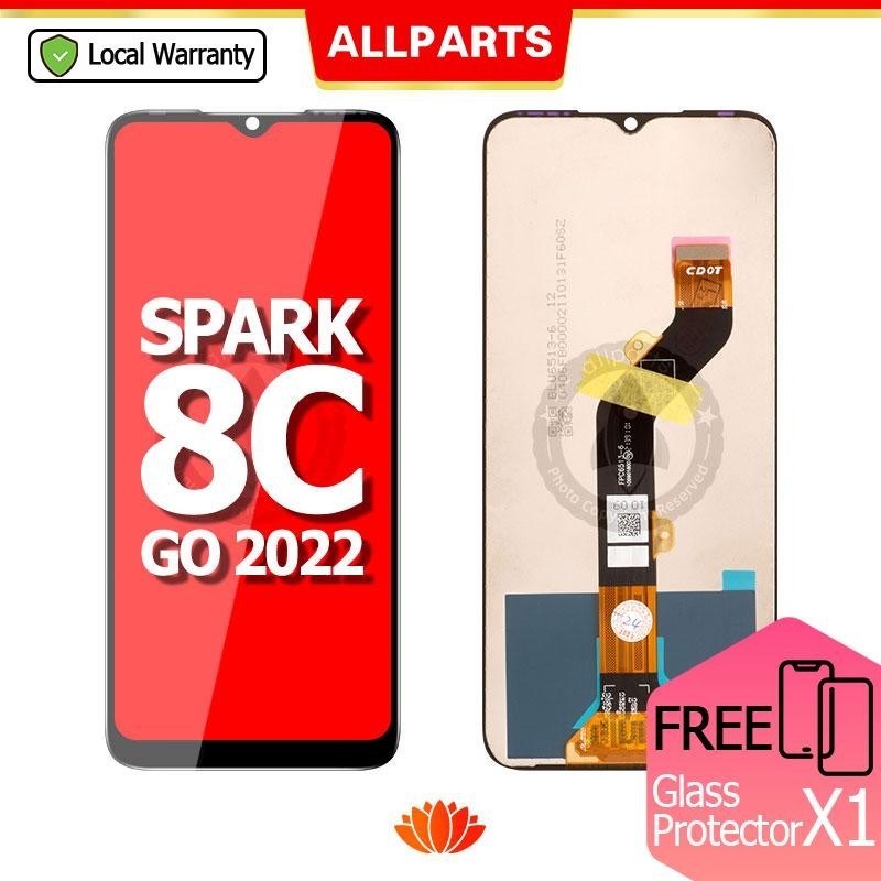 Tecno Spark 8C KG5k LCD 觸摸屏數字化儀更換顯示器 | 蝦皮購物