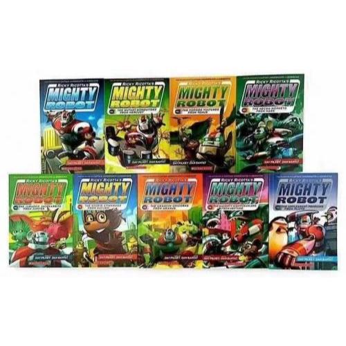 點讀版 威猛機器人 漫畫 Ricky Ricottas Mighty Robot 章節橋梁書9冊 支持小達人點讀筆 | 蝦皮購物