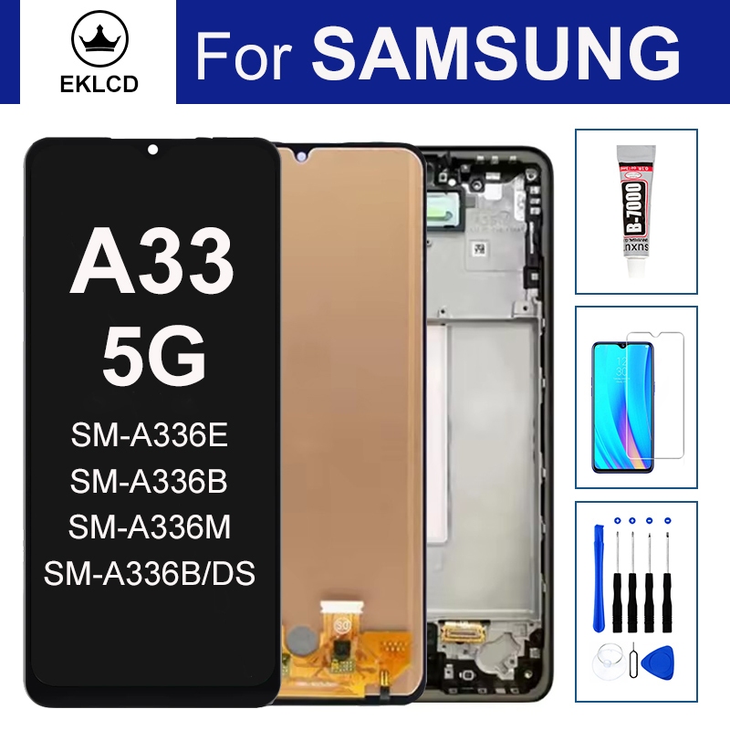 SAMSUNG 6.4 英寸 LCD 適用於三星 Galaxy A33 5G A336 A336E A336B/DS 顯 | 蝦皮購物