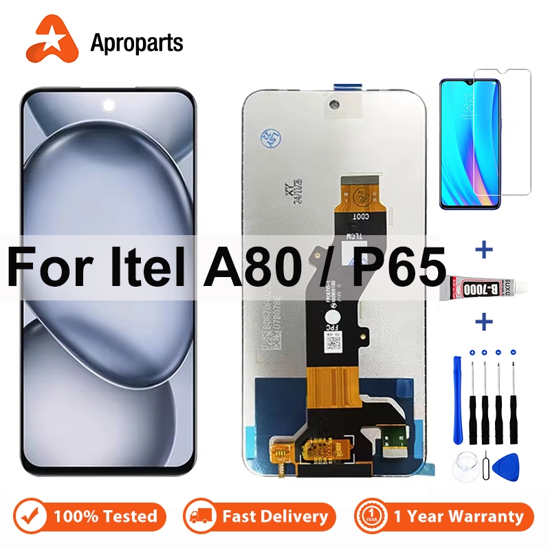 屏幕適用於 Itel A80 A671L A671LC P65 P671L LCD 顯示屏觸摸屏數字化儀組件更換 | 蝦皮購物