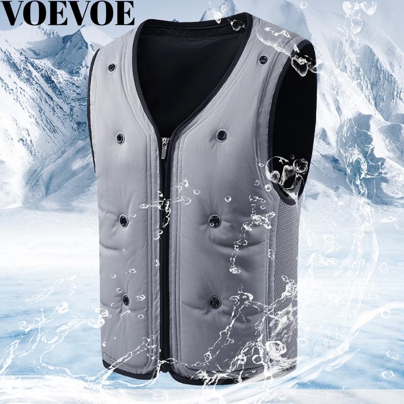 VOEVOE 日本水冷服 水冷背心 夏季防暑降溫背心 戶外釣魚快遞登山工作服 物理降溫馬甲 空調背心 冷卻背心 散熱背心 | 蝦皮購物