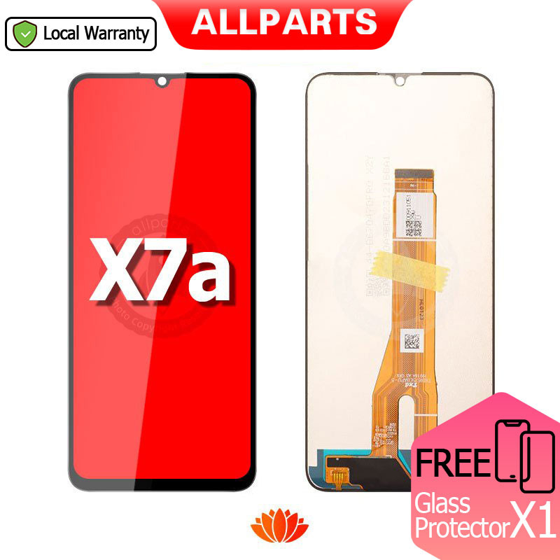 華為 Huawei HONOR X7a LCD 觸摸屏數字化儀更換 RKY-LX1 的 ALLPARTS 顯示器 | 蝦皮購物