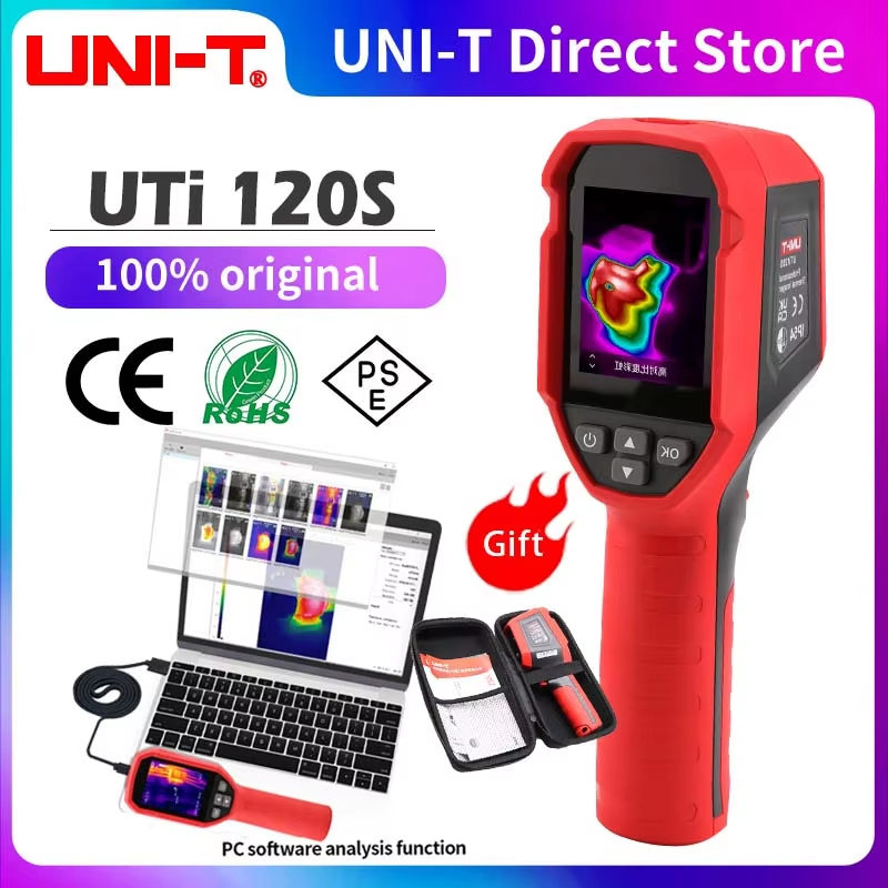 UNI-T UTi120S紅外熱像儀PCB電路工業測試地暖管測試溫度熱像儀 | 蝦皮購物