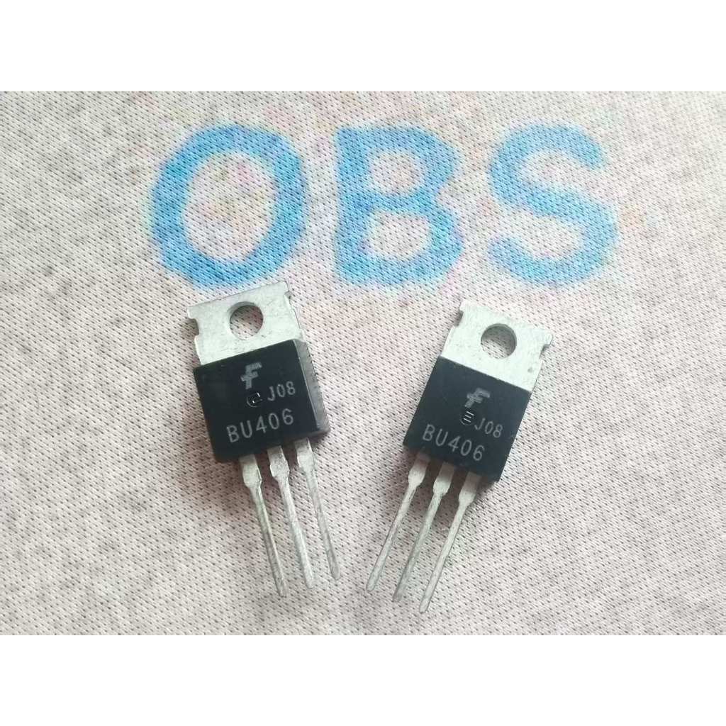 （10個） BU406 全新原裝進口 BU406TU 場效應管 TO-220 功率晶體管 NPN | 蝦皮購物