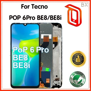 適用於 Tecno POP 6Pro BE8i LCD 觸摸屏數字化儀組件更換 Pop6 Pro 面板 | 蝦皮購物