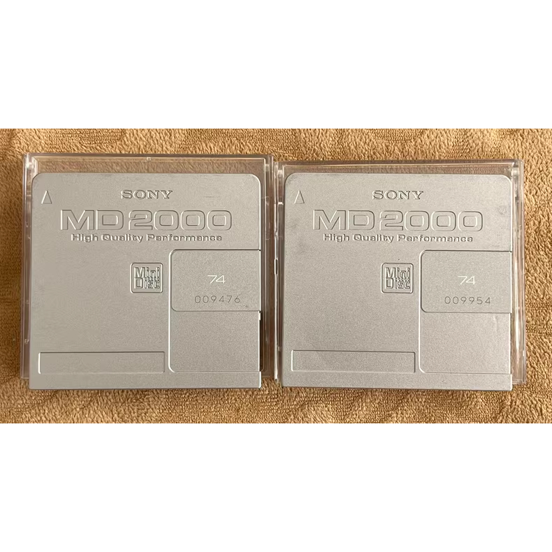【限時特價】二手Sony MD2000頂級MD空白碟片2張組 | 蝦皮購物