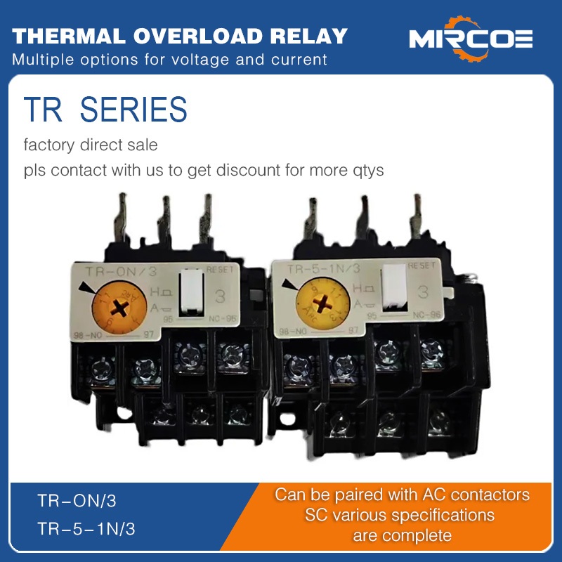 TR-N熱過載繼電器TR-0N/3 TR-5-1N/3 TR-N2/3 TR-N3/3 適用於SC-0-N3系列接觸器 | 蝦皮購物