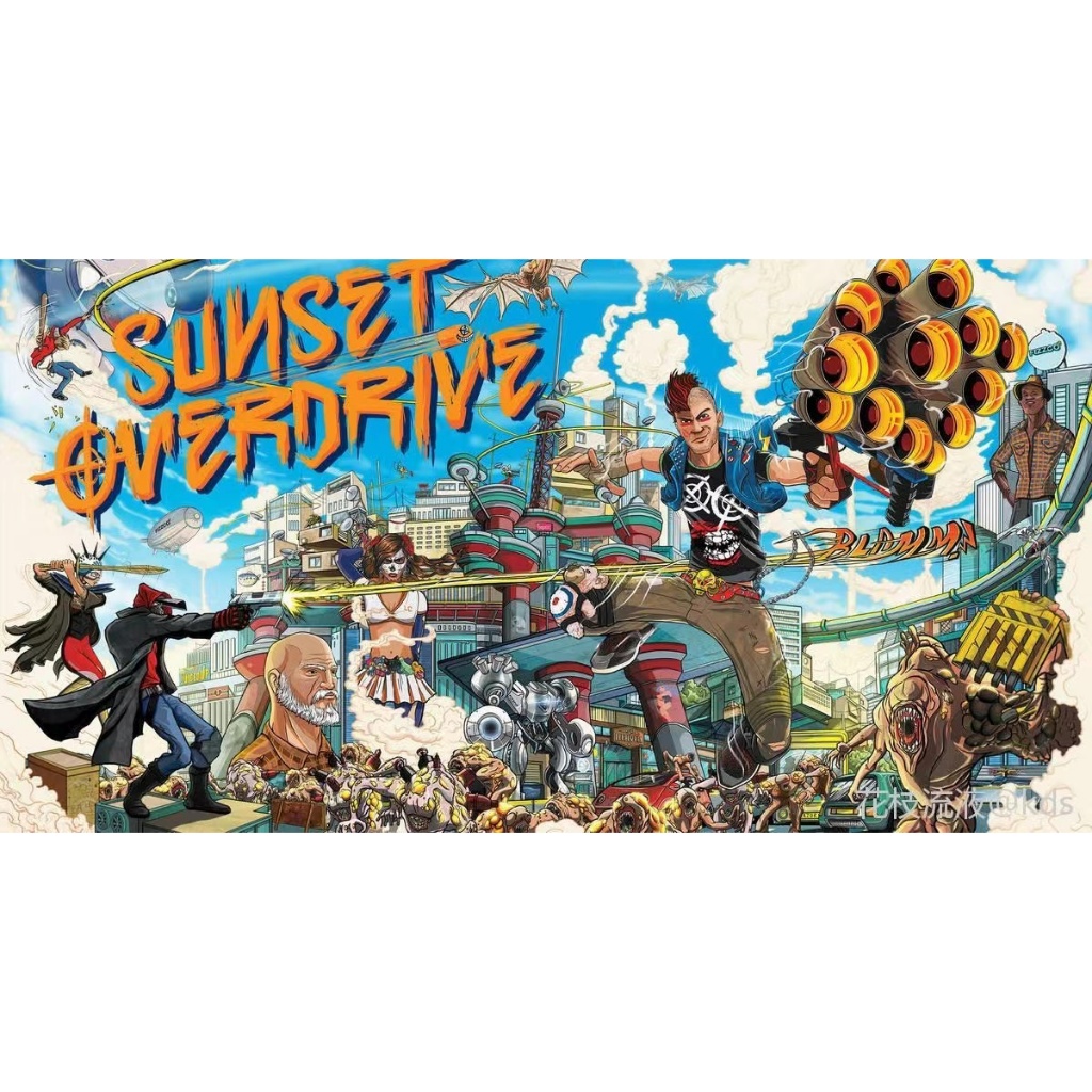 日落過載 中文版 送修改器 存檔 Sunset Overdrive PC電腦單機遊戲卡 實體出貨 | 蝦皮購物