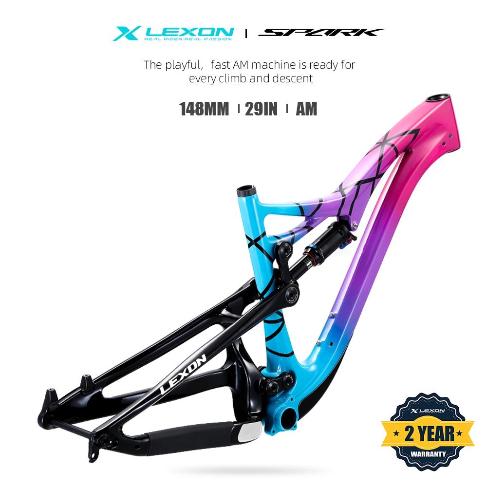 2024 Lexon Spark 29er 27.5 懸掛架 29" T1000 碳纖維懸掛架 Boost 148mm | 蝦皮購物