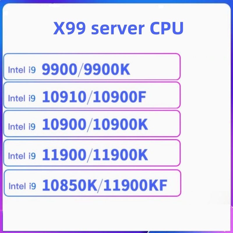 I9 9900 9900K 9900KF 10910 10900F 10850K CPU正式版 LGA2011-3插槽處 | 蝦皮購物