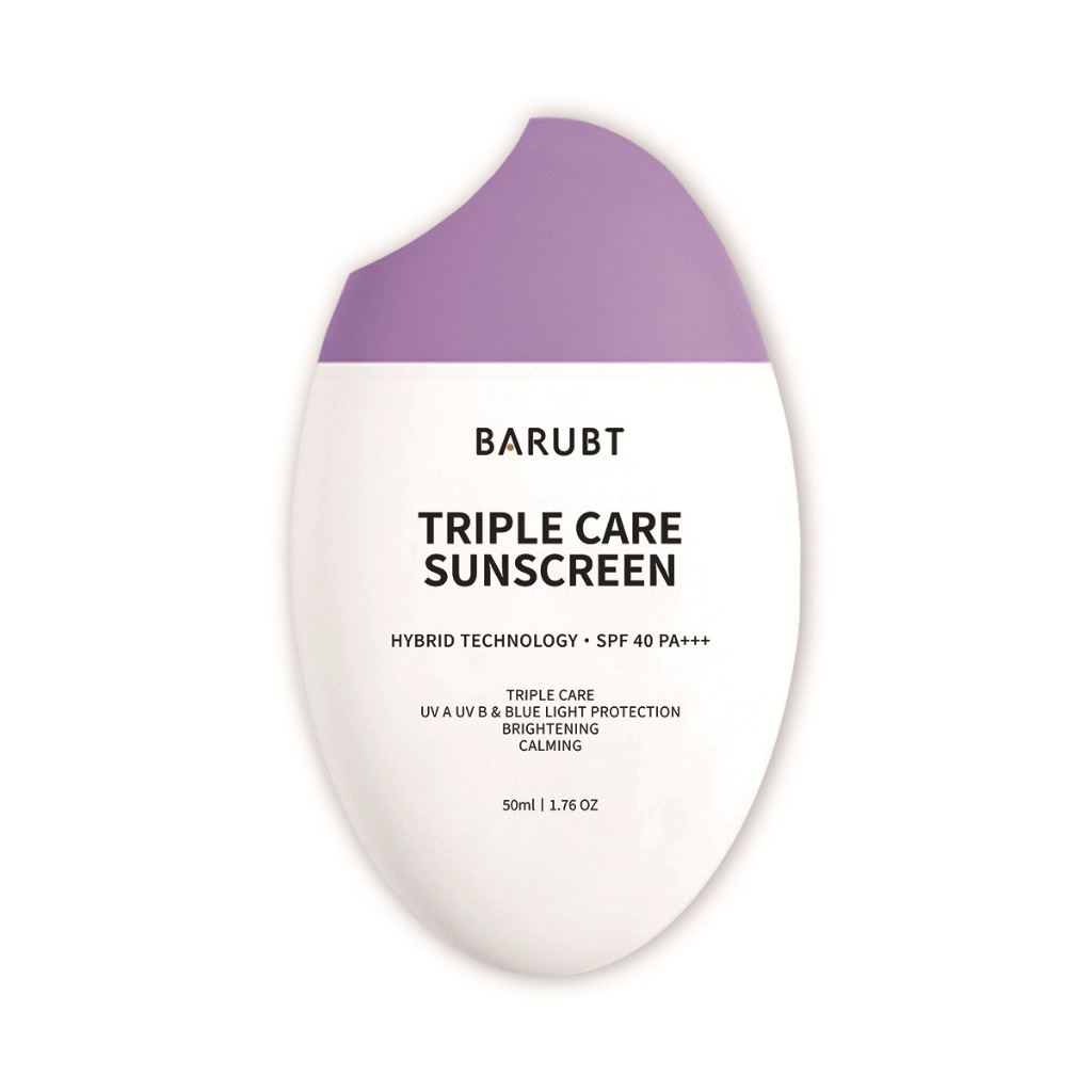 BARUBT-防曬最光滑和最輕的質地廣譜 SPF 40 UVA 和 UVB 防護無白鑄無油適用於所有皮膚類型素食日常護膚 | 蝦皮購物