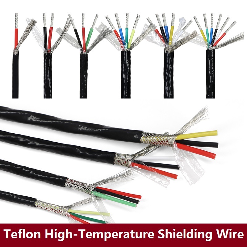 鐵氟龍高溫屏蔽線鍍錫銅線AFPF抗干擾信號線-1/2/3米 | 蝦皮購物