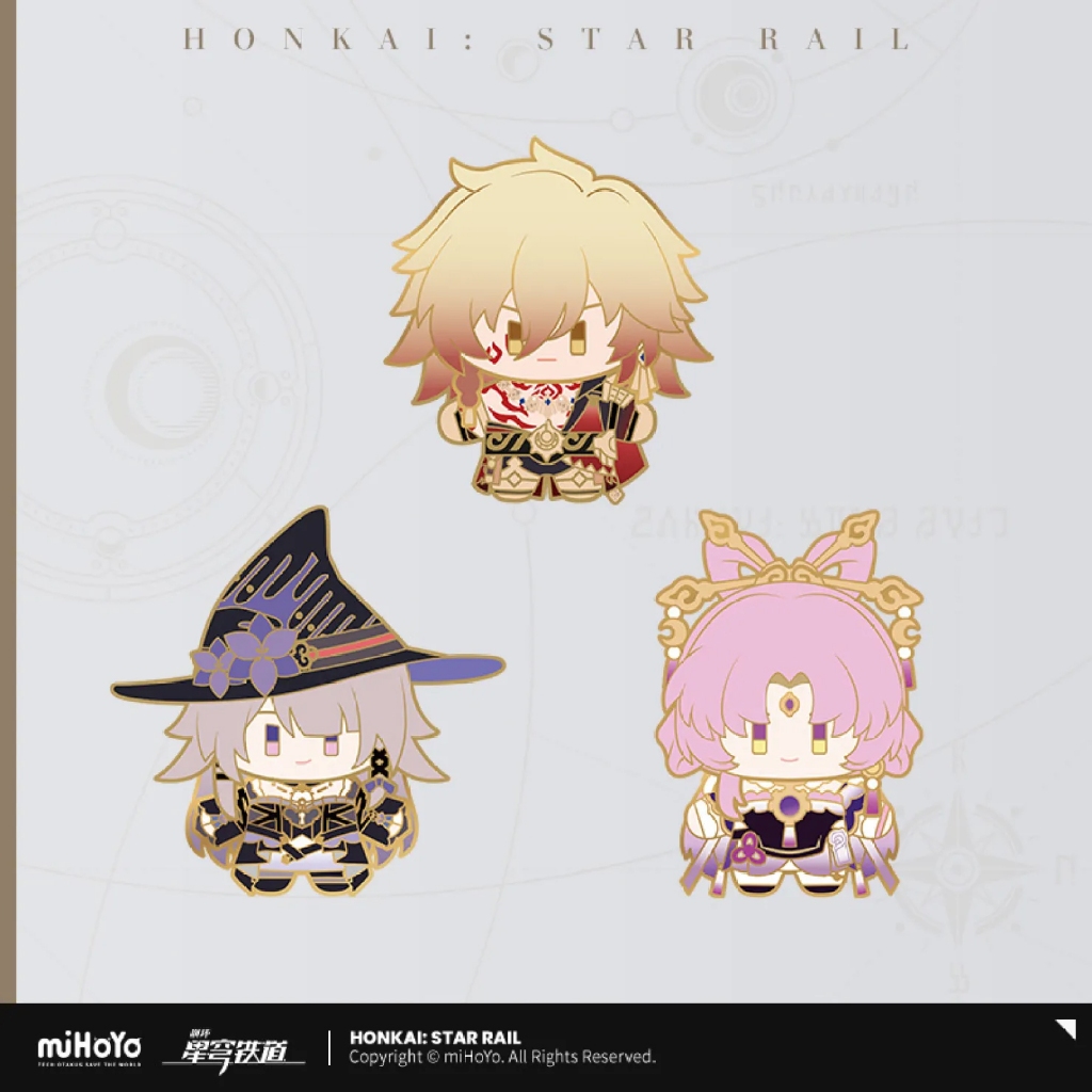 【miHoYo/Honkai: Star Rail】Q版娃娃系列金屬徽章米哈遊/崩壞:星穹鐵道周邊miHoYo Myde | 蝦皮購物