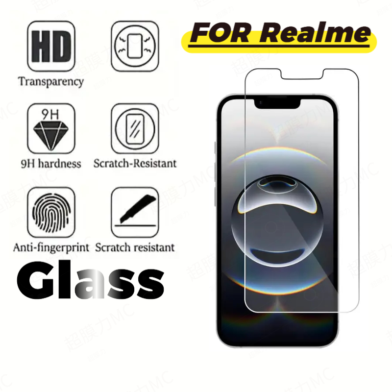 高清強化玻璃貼 FOR Realme 14X 14 13+ C61 13 12X 12 11 11X 10T GT Ne | 蝦皮購物