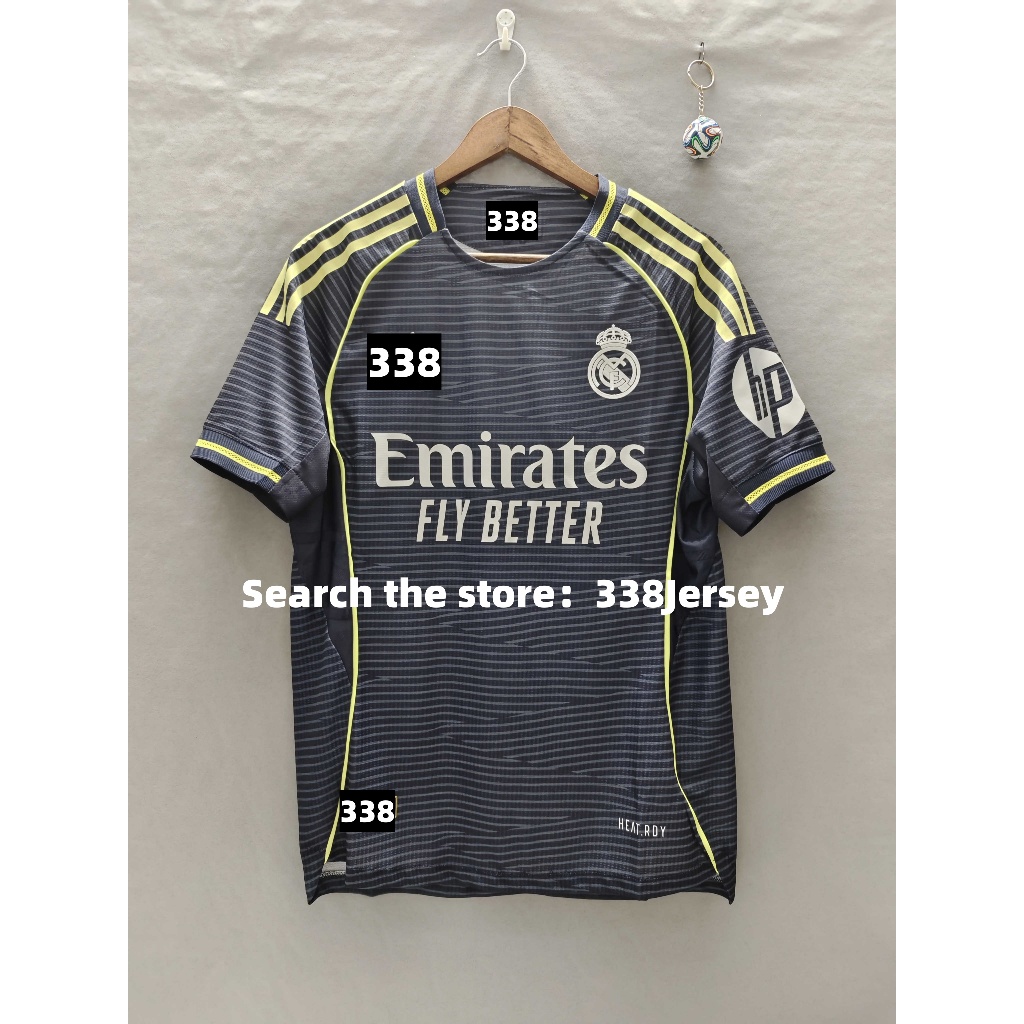 25-26 皇家馬德里客場球員版球衣足球 T 恤 RODRYGO BELLINGHAM MBAPPE VINI.JR V | 蝦皮購物