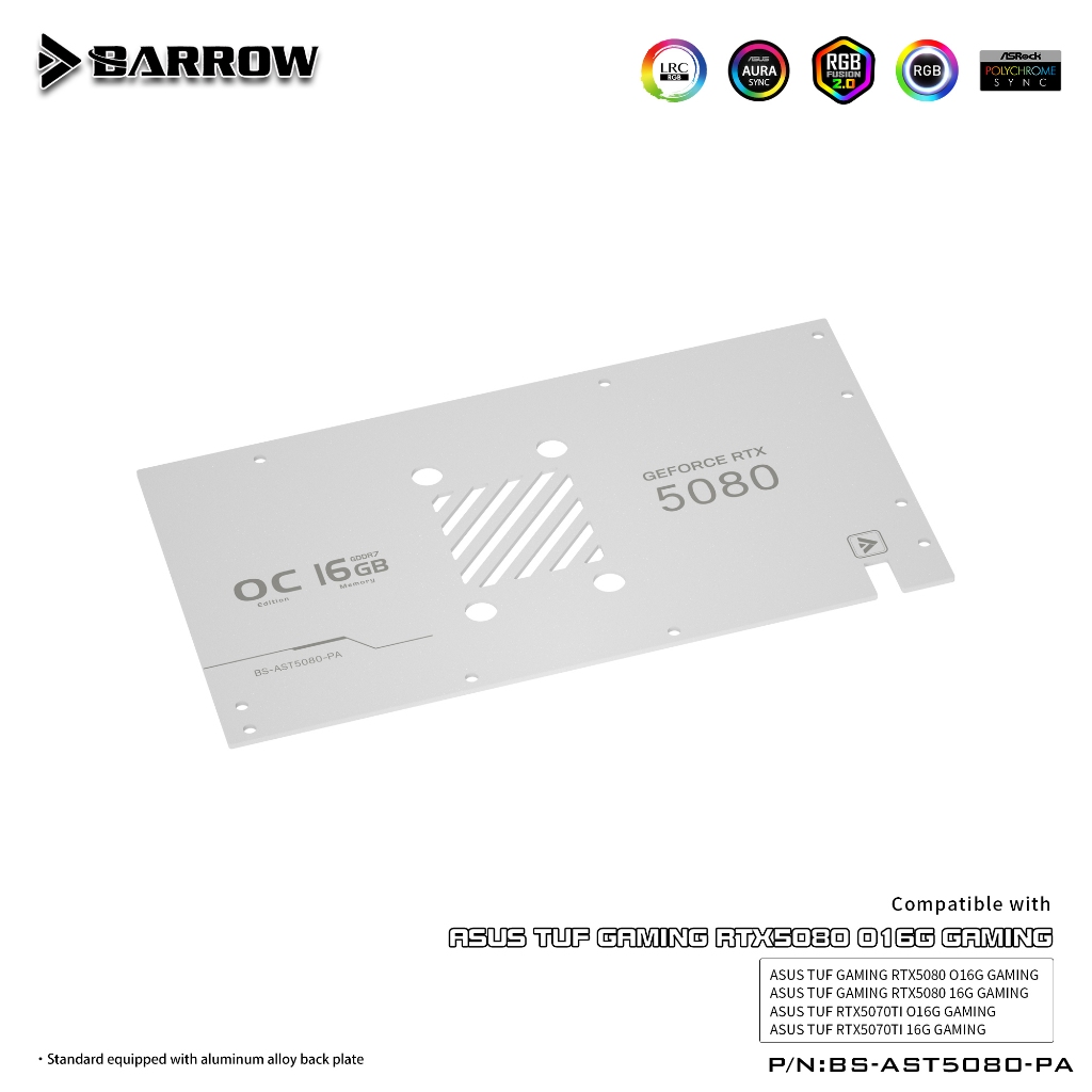 Barrow 華碩 ROG TUF 5080 全覆蓋 GPU 水冷頭 BS-AST5080-PA | 蝦皮購物