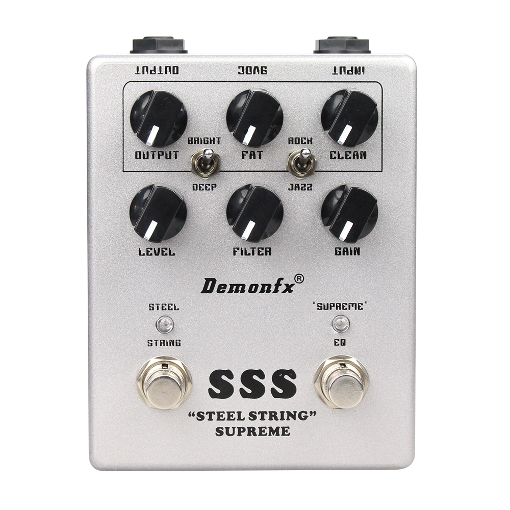 全新 Demonfx 高品質 SSS Dumble 吉他過載踏板鋼弦清潔驅動音效添加前置放大器功能 | 蝦皮購物