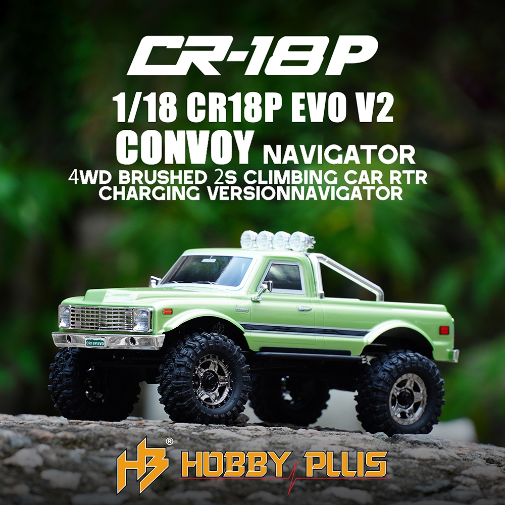 HOBBY PLUS CR18P EVO V2 CONVOY 1/18 遙控電動遙控模型車攀岩車成人兒童玩具 | 蝦皮購物